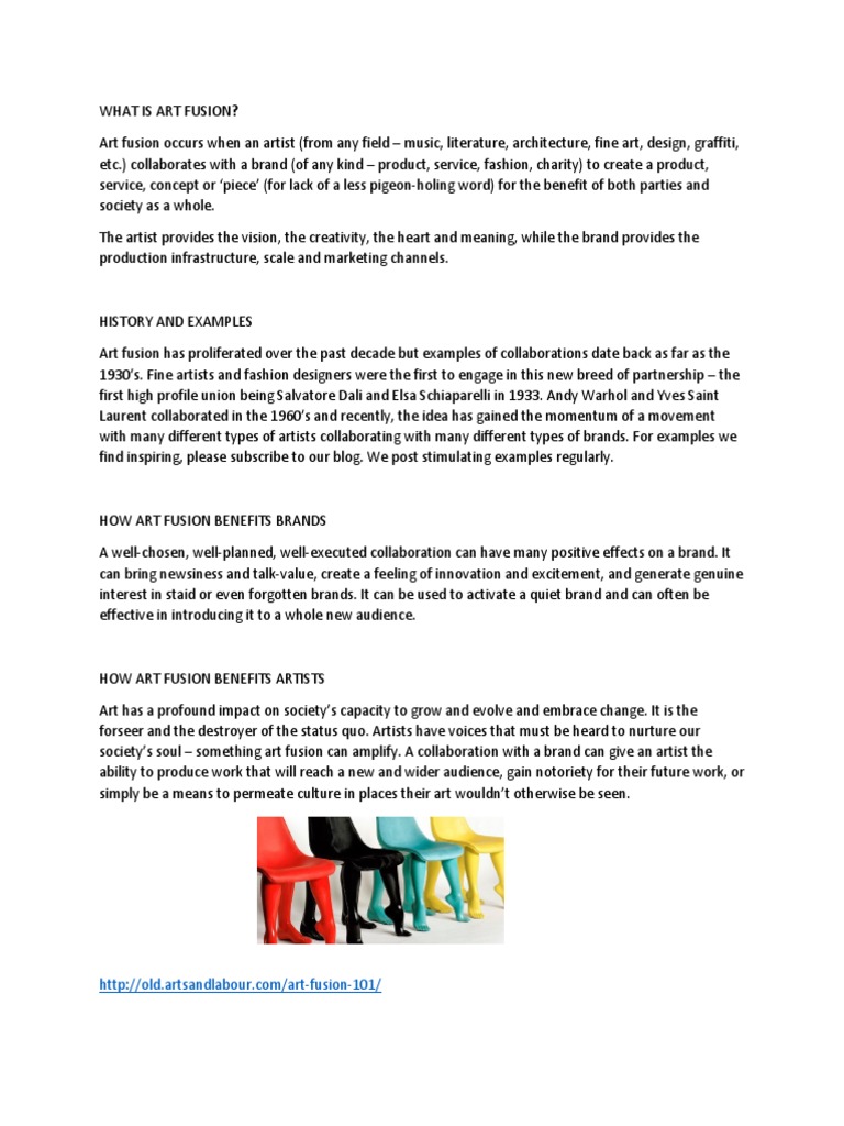 Elements of Fusion, Interrelated and Overlapping | PDF | Performance ...