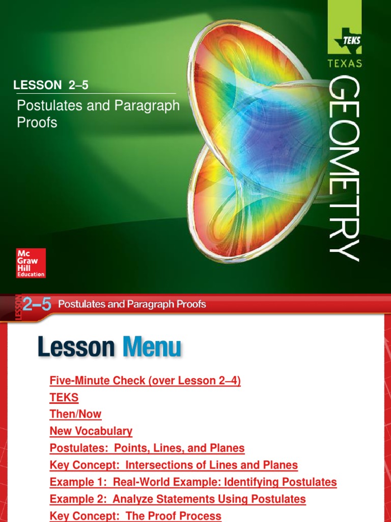 Geometry: Postulates & Proofs | PDF | Axiom | Mathematical Proof