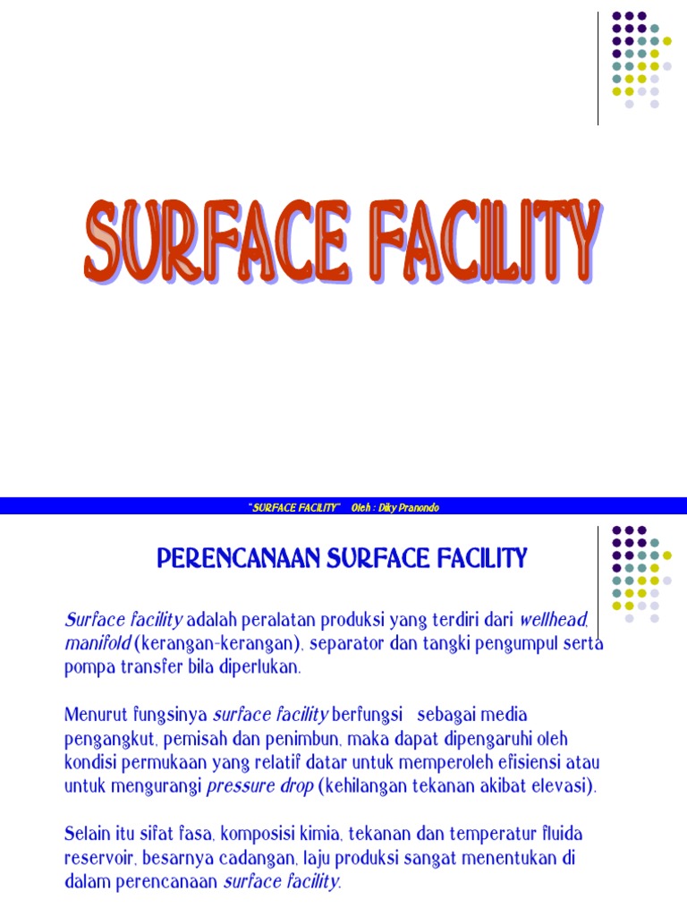 Surface Facility | PDF