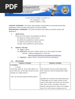 DLP-Performance Task - 1 | PDF | Learning | Lesson Plan