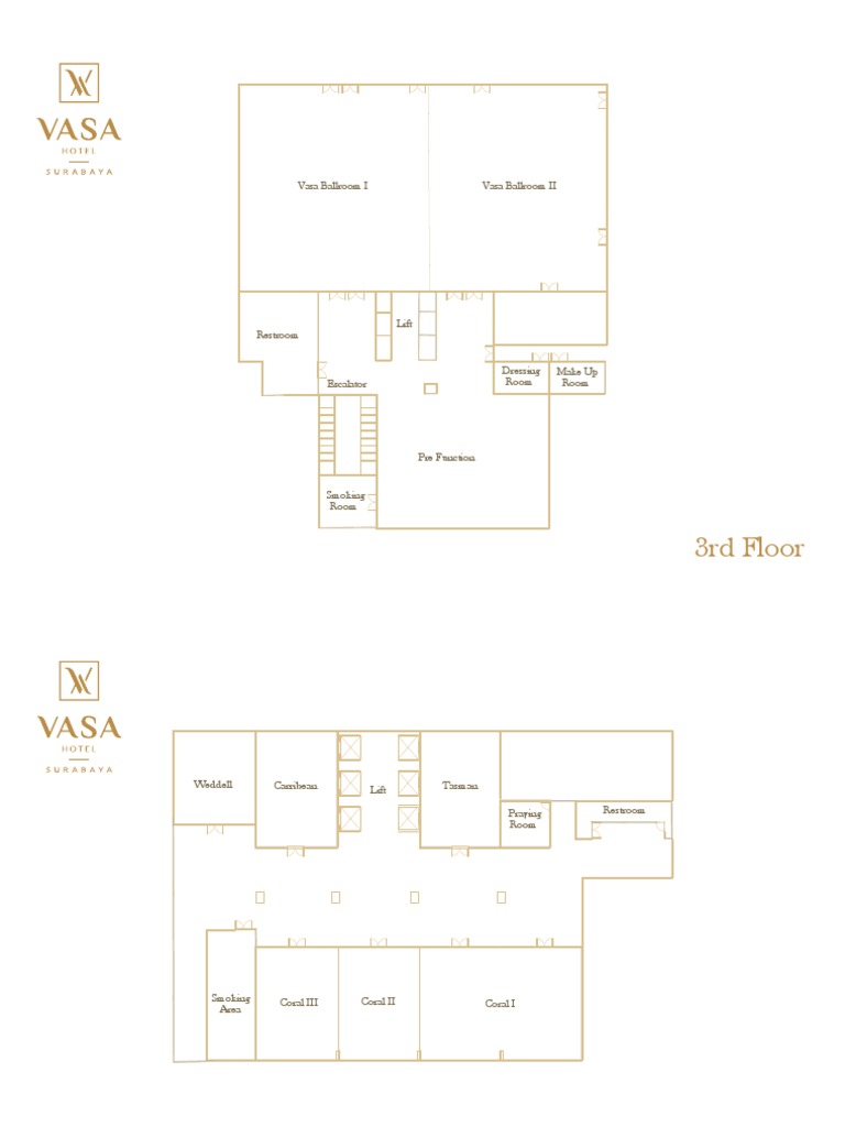 Vasa Hotel Surabaya - Floor Plans PDF | PDF