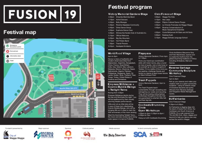 Fusion19 Map | PDF | Performing Arts | Entertainment