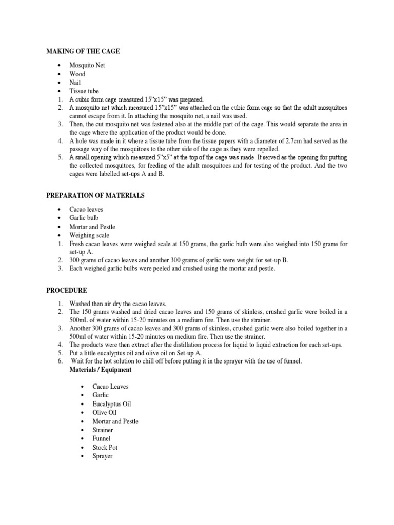 Making of The Cage | PDF