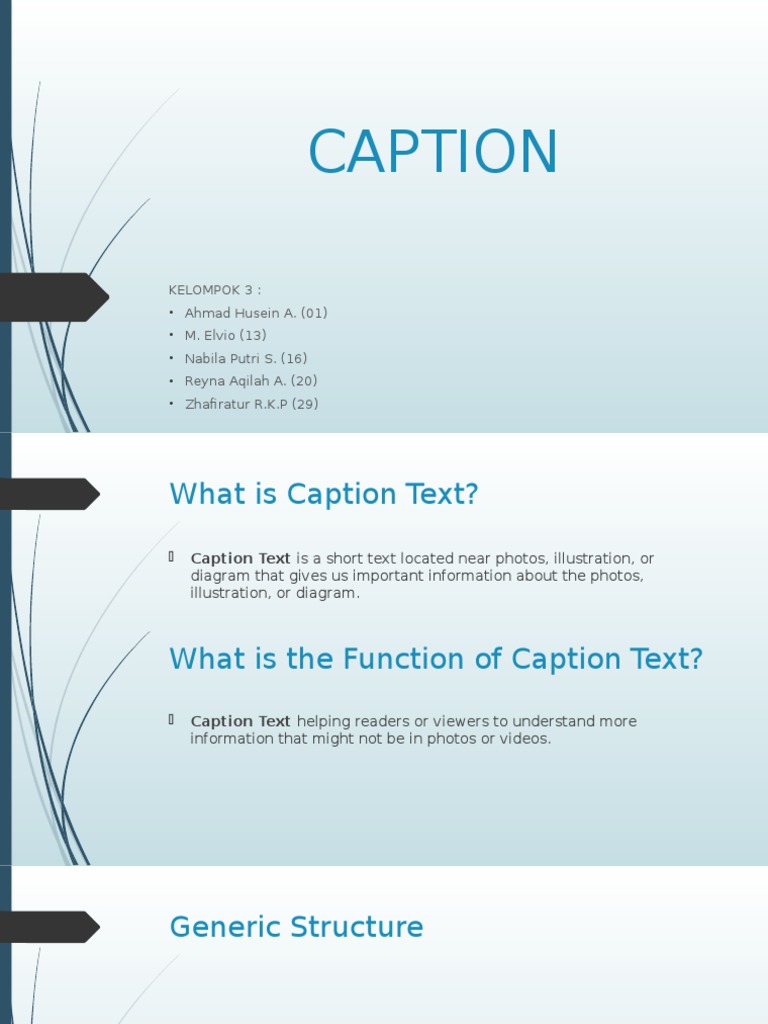 Materi Caption Kelas XII | PDF | Syntactic Relationships | Morphology