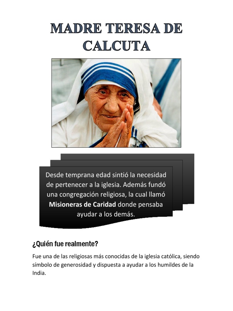 Teresa de Calcuta | Madre Teresa | Religión y creencia