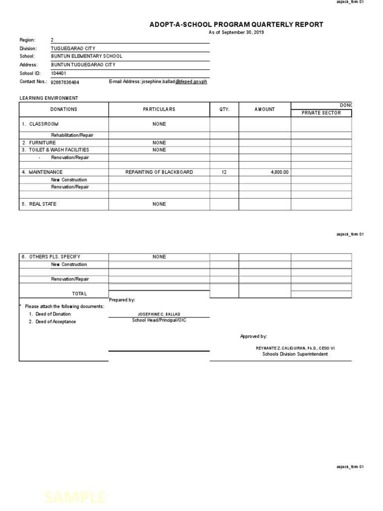 ASP Report - Buntun Es | PDF