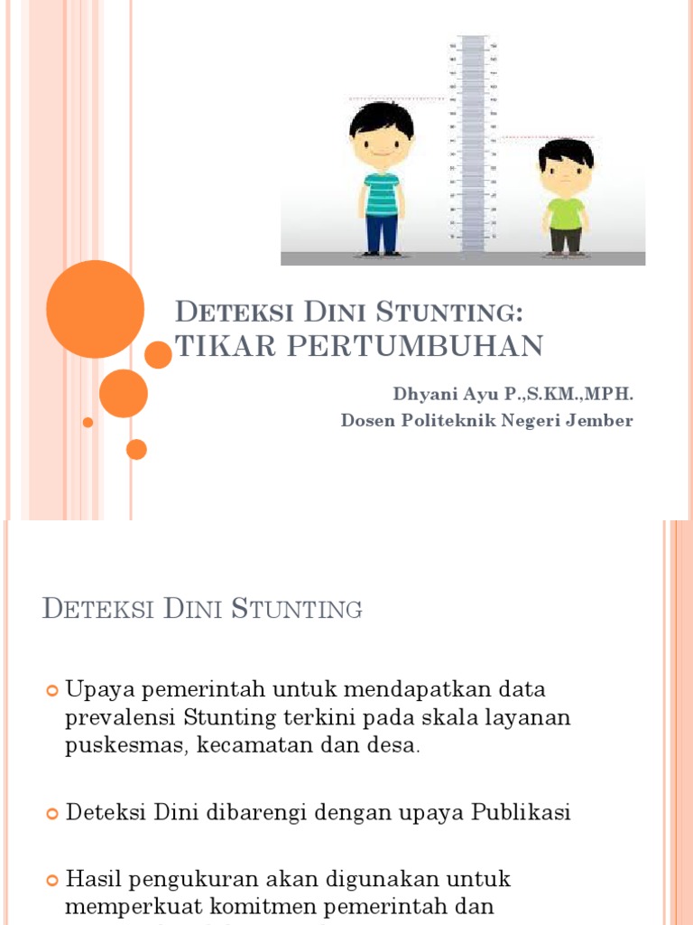 Deteksi Dini Stunting | PDF
