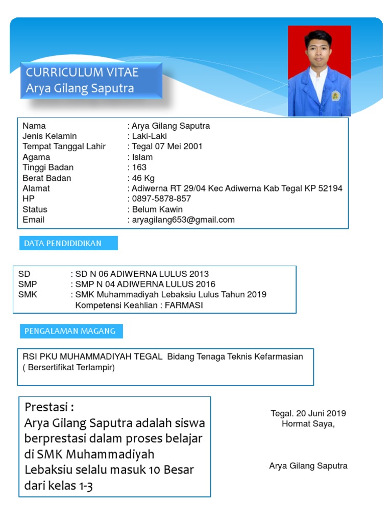 Arya Gilang CV | PDF