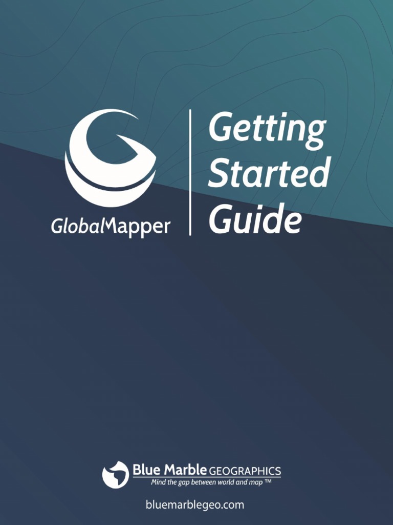 Global Mapper 20 1 Getting Started Guide en | PDF | Lidar | Menu (Computing)