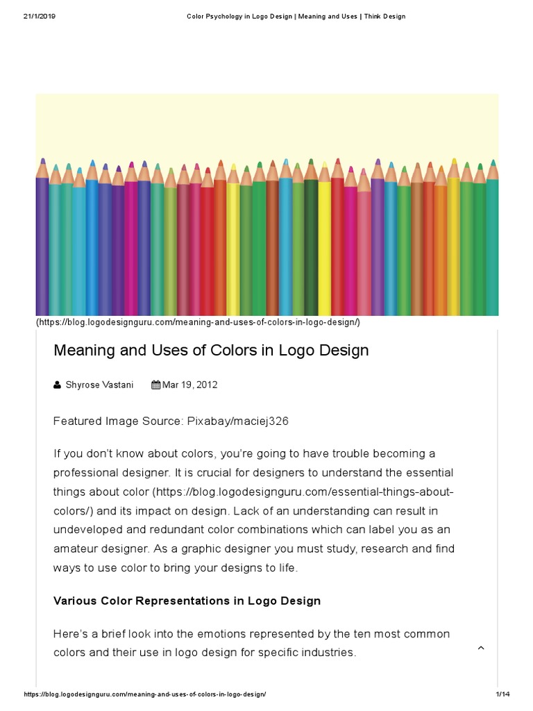 Color Psychology | PDF | Logos | Graphic Design
