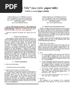 ICME 2025 Paper Template | PDF | Microsoft Word | Typefaces