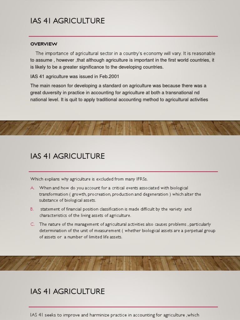 Ias 41 Agriculture | PDF | International Financial Reporting Standards ...