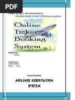 Airline Reservation System Project Documentation | PDF | Software ...