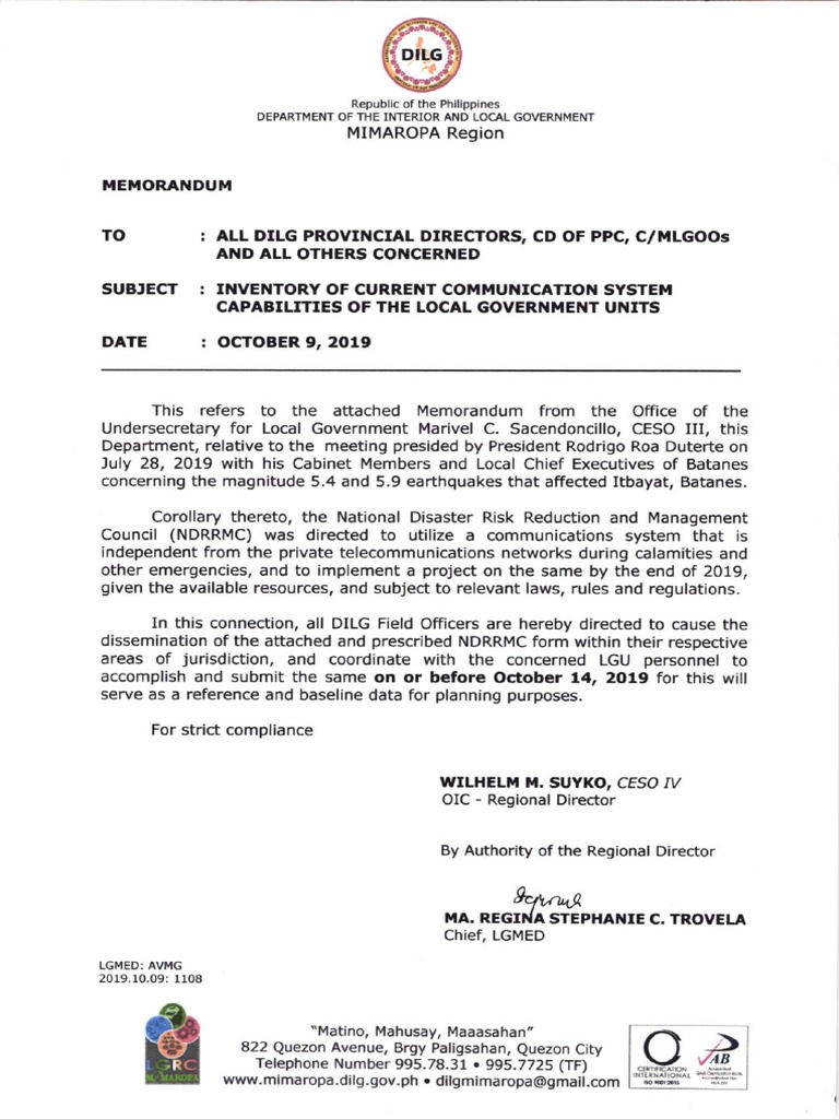 Outgoing Memo | PDF | Public Sphere | Government Information