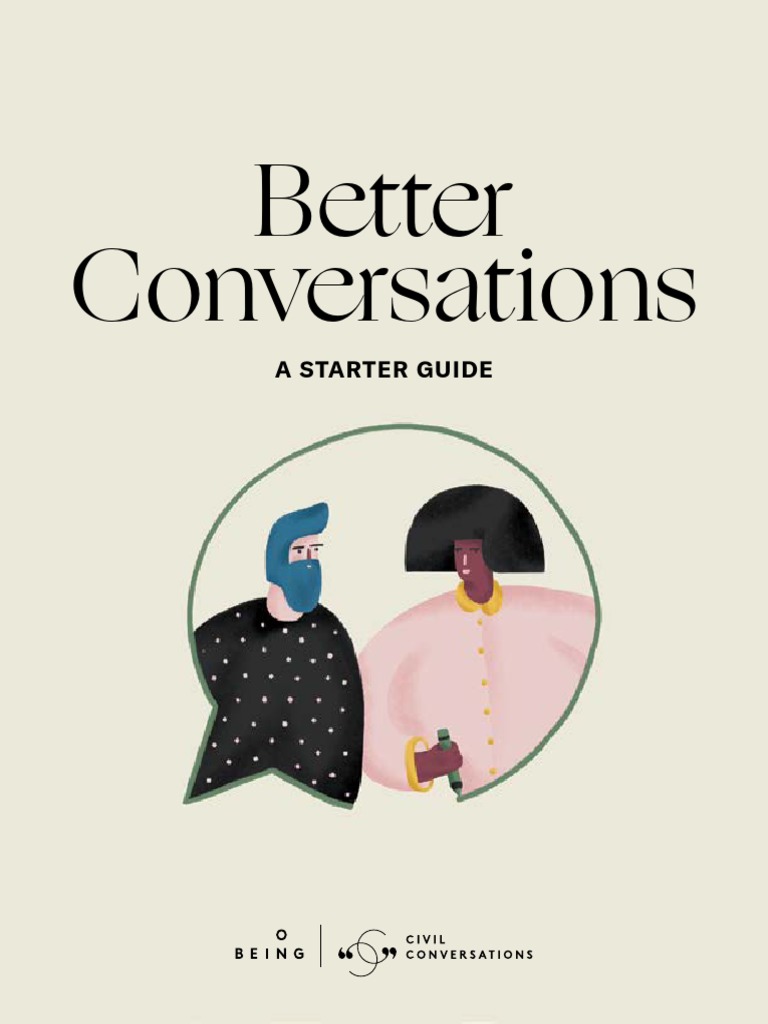 A Guide to Civil Conversations: Starting Dialogues on Meaningful ...