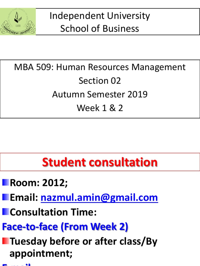 MBA 509 HRM Sec 2 Lecture 1 and 2 Handout | PDF | Human Resource ...