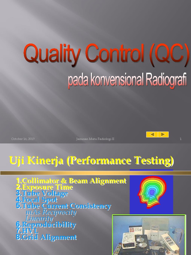 JKMR (TM 8) Kendali Mutu Akuarasi Dan Repro Timer Generator Sinar-X ...