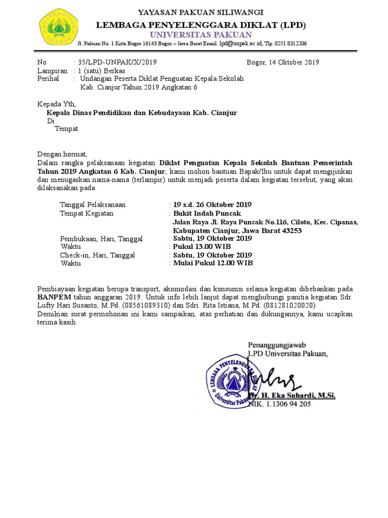Surat Pemanggilan Tahap Vi | PDF