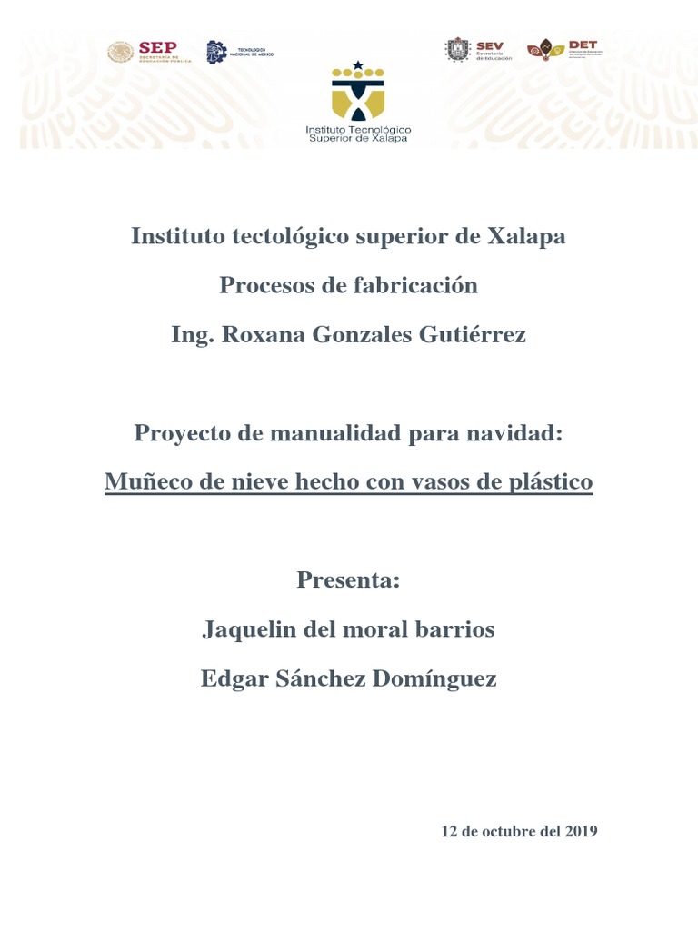 Proyecto Muñeco de Nieve | PDF