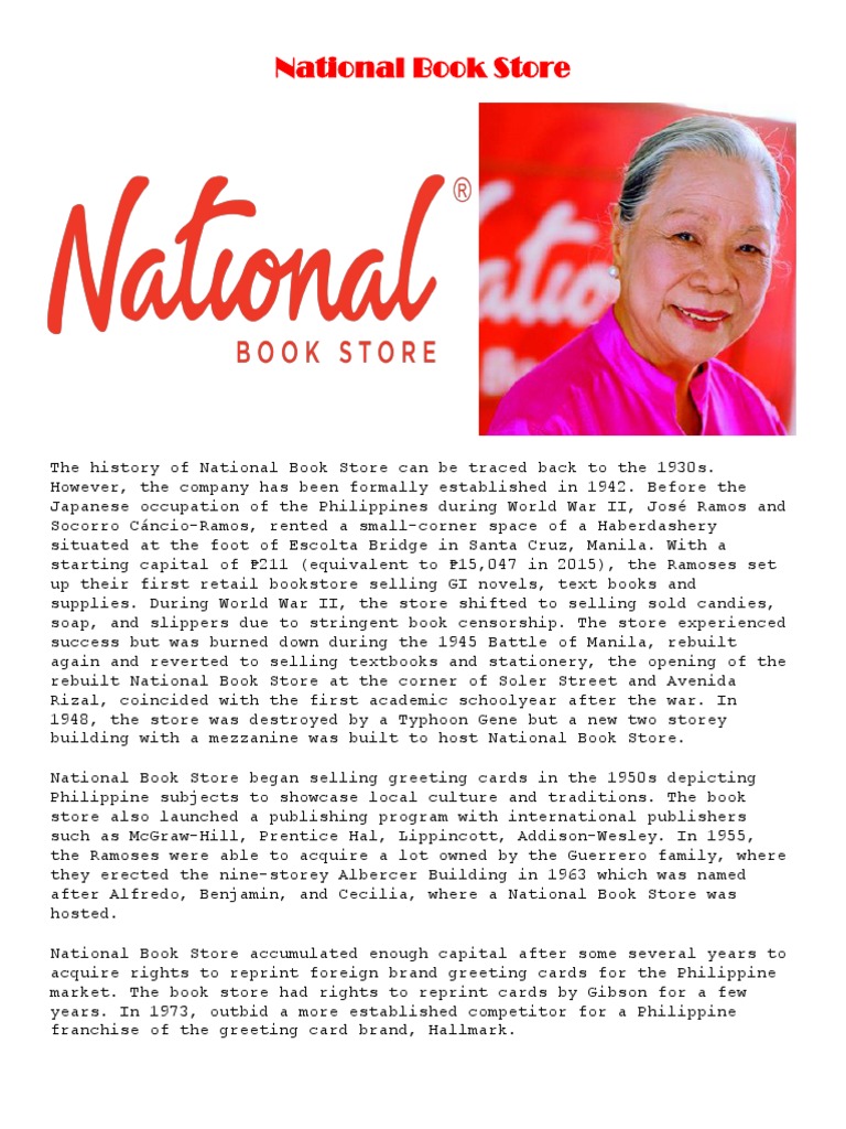 National Book Store | PDF | Business Economics | Retailers