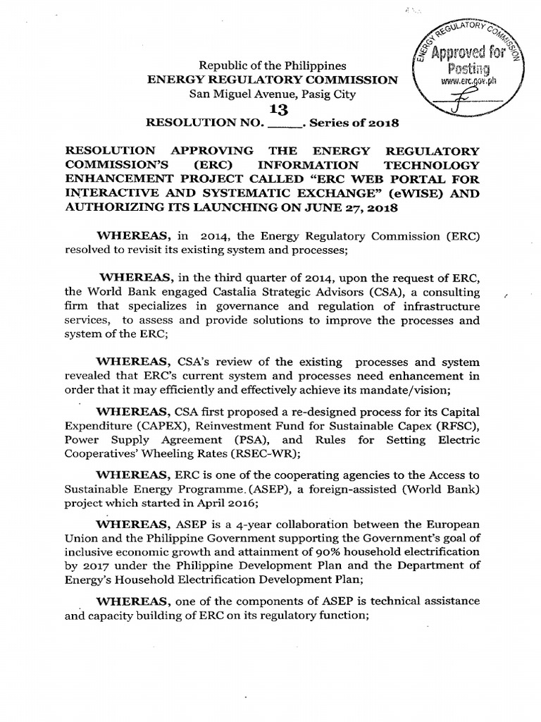 Resolution+No +13,+series+of+2018 PDF | Download Free PDF | World Bank ...