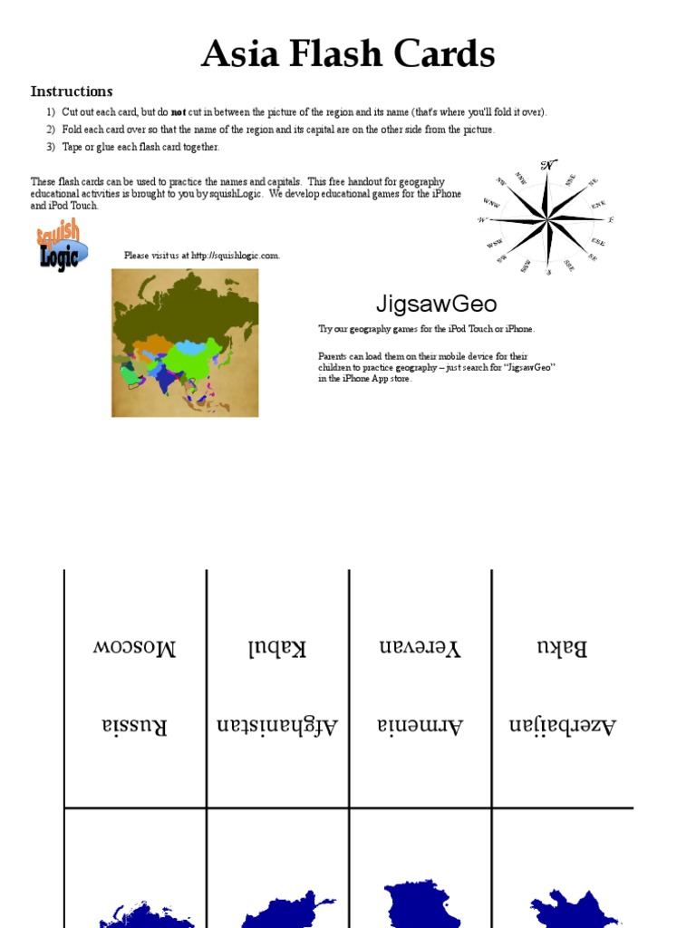 Asia Flashcards | PDF