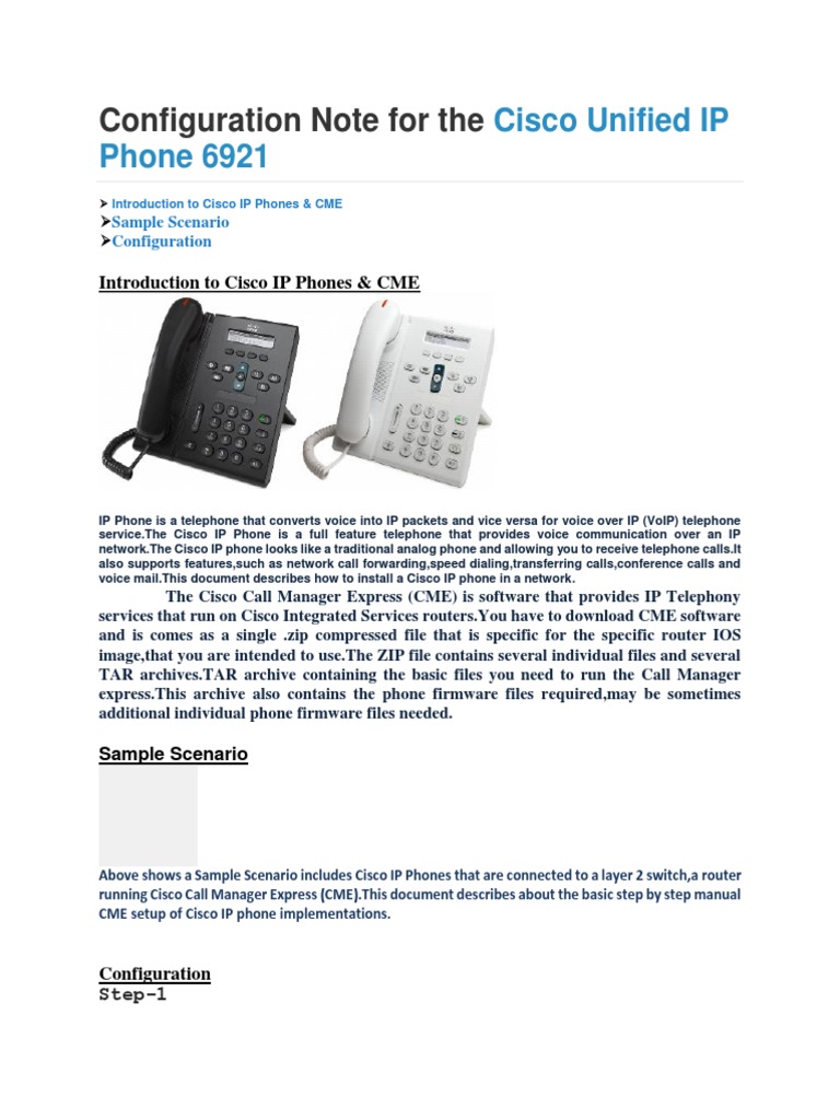 Configuration of Cisco IP Phones Connected to a Cisco Call Manager Express Router: A Step-by ...
