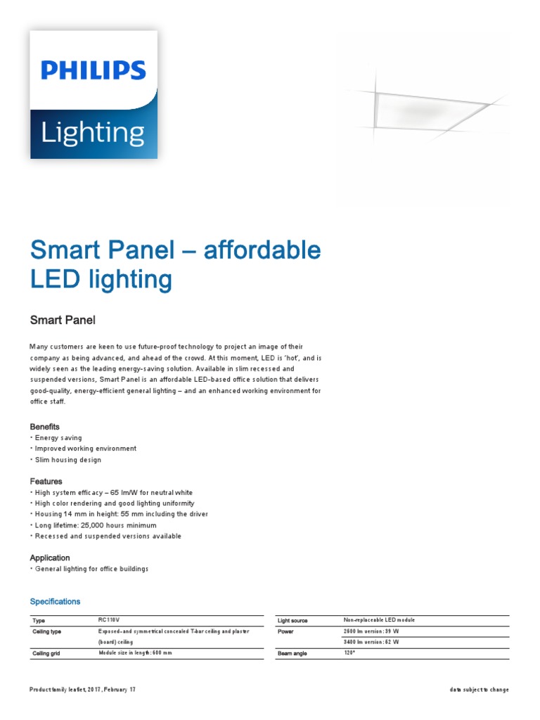 Smart Panel - Affordable LED Lighting | PDF | Lighting | Light