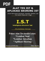 Psikotes MSDT Lengkap Dengan Skoring MSDT | PDF | Bisnis