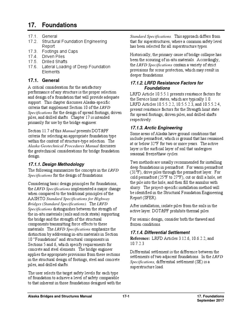 Alaska Foundation | PDF | Deep Foundation | Geotechnical Engineering