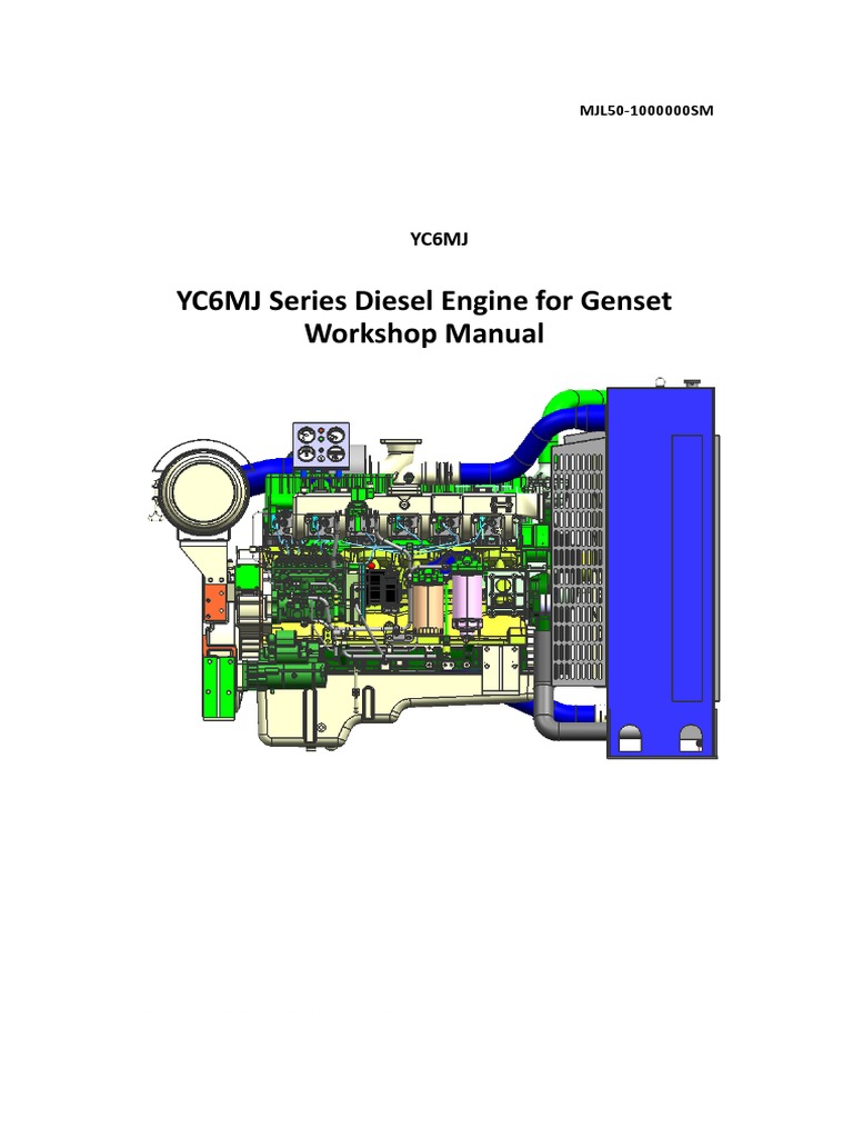 Engine Yuchai YC6MJ | PDF | Internal Combustion Engine | Fuel Injection