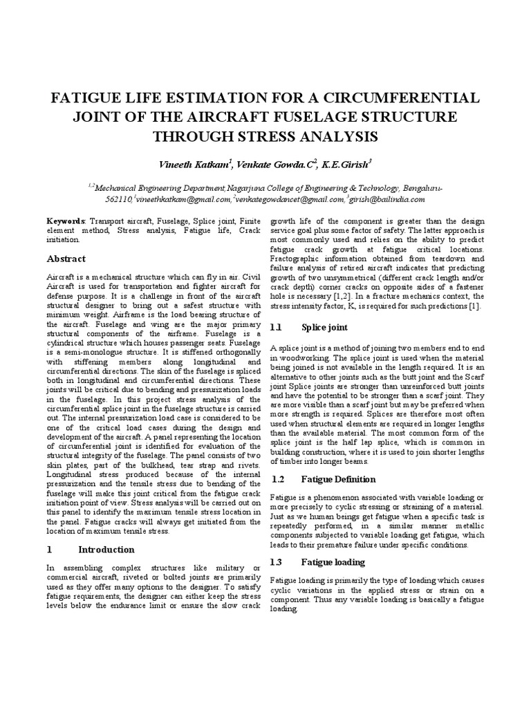 Fatigue Stress Analysis PDF | PDF | Fatigue (Material) | Fracture