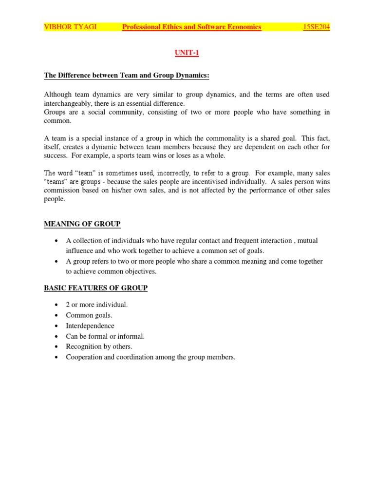 Professional Ethics Unit 1 | PDF | Creativity | Multiculturalism