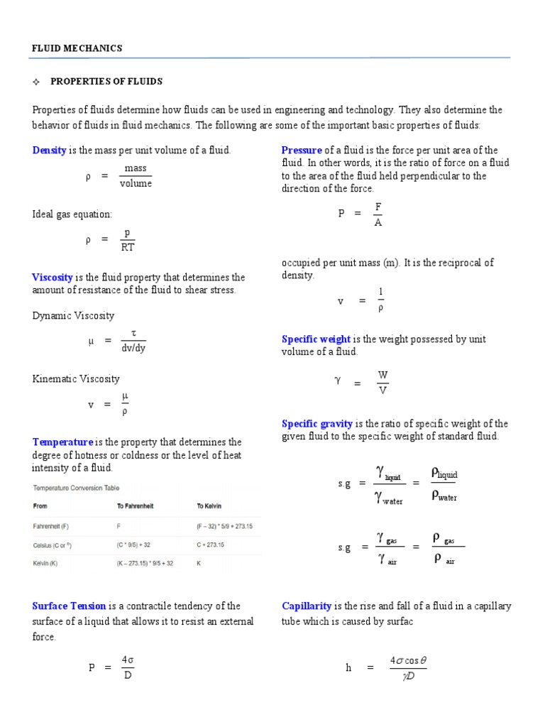 Density Pressure: Fluid Mechanics | PDF | Fluid Dynamics | Fluid Mechanics