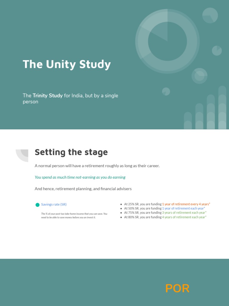 The Unity Study | PDF | Retirement | Personal Finance