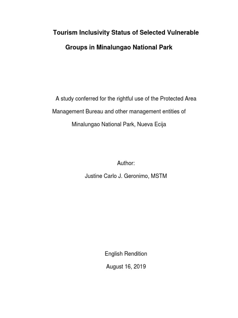 Cover Page - English Rendition | PDF | Survey Methodology | Employment