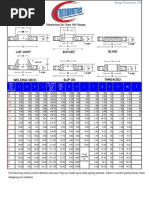 Asme b16.5 Class 300 Flanges Bolting Pattern and Dimensions Chart ...
