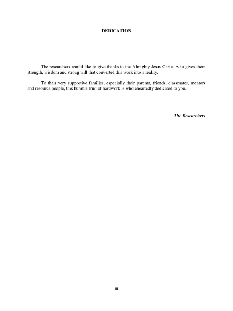 Dedication Students | PDF | Psychology | Science