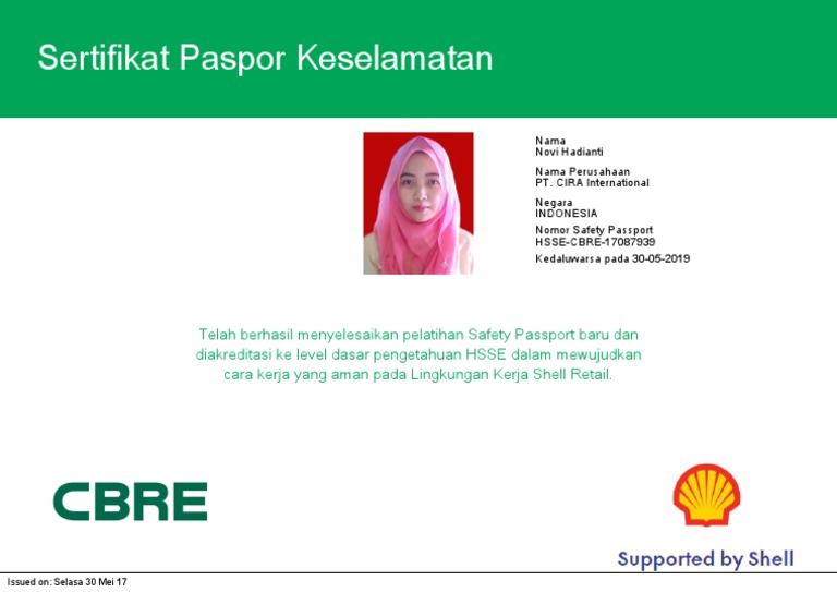 Safety Paspor Cbre | PDF