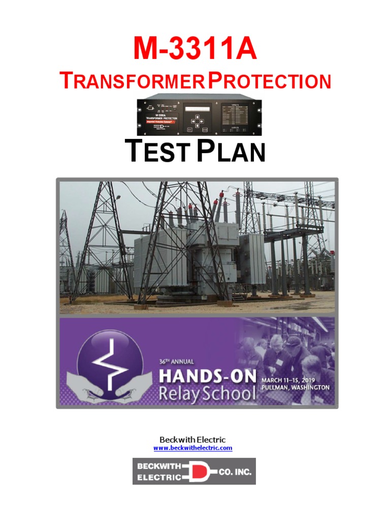 Transformer Protection Relay Testing | PDF | Transformer | Relay