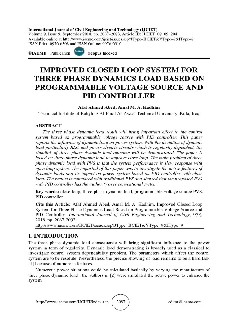 Programmable Voltage Source For Dynamic Load | PDF | Control Theory ...