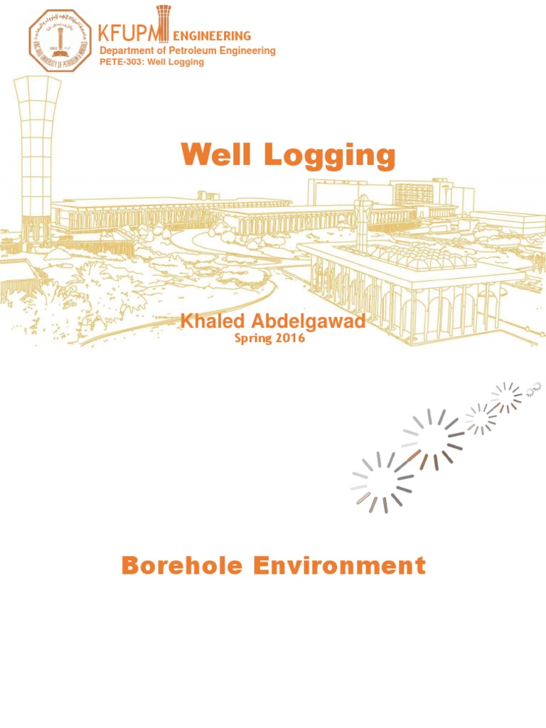 Well Logging: Kfupm | PDF | Porosity | Permeability (Earth Sciences)