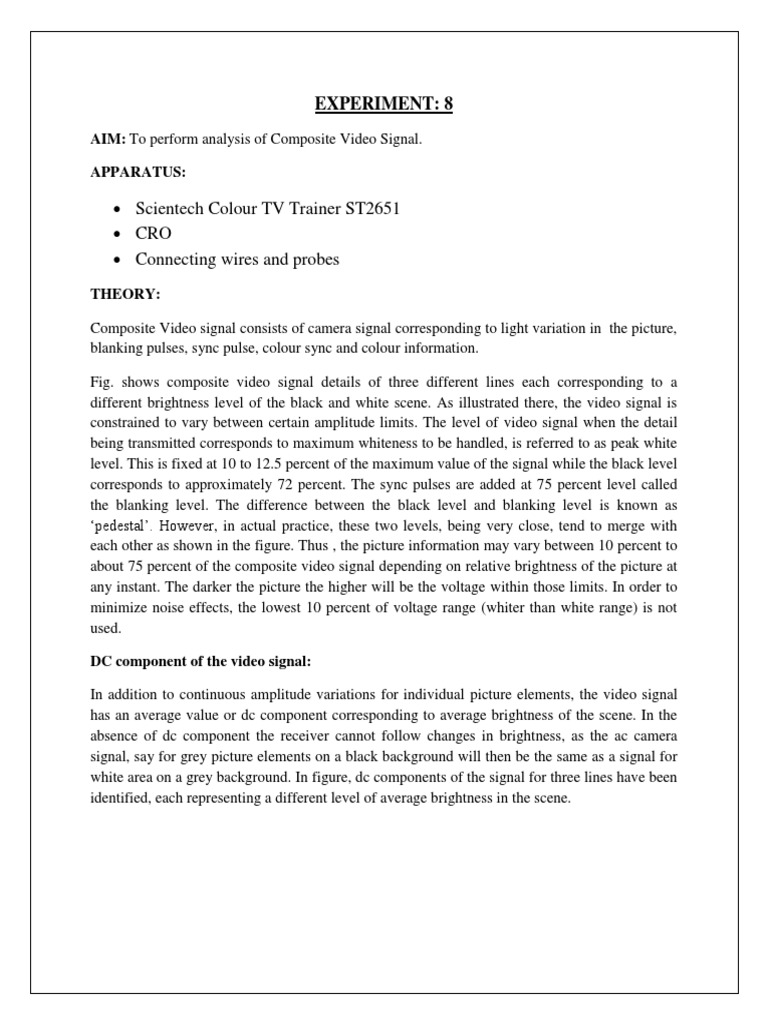 Experiment 8 Avs | PDF | Information And Communications Technology ...