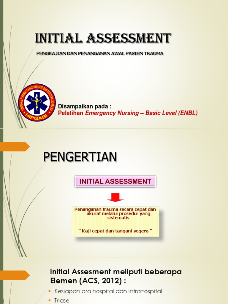 Materi 5 Initial Assessment | PDF