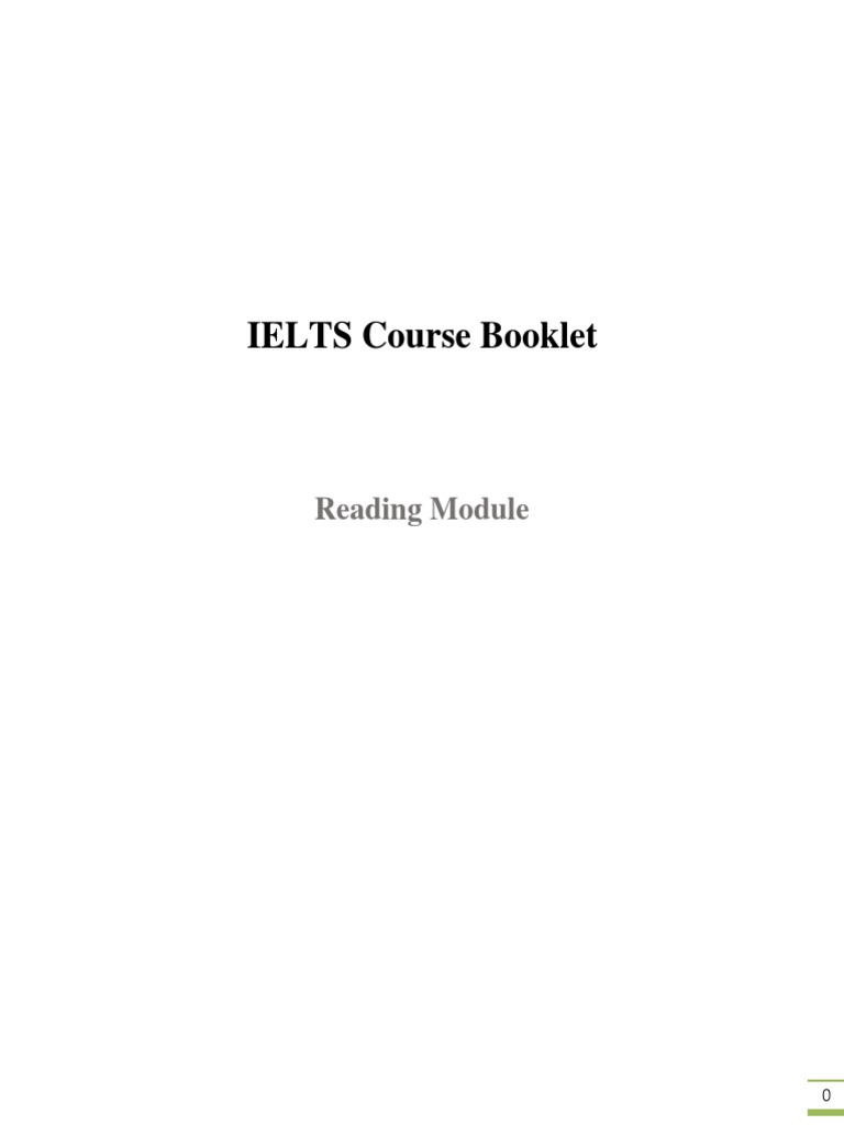 IELTS Reading Practice PDF | Download Free PDF | International English ...