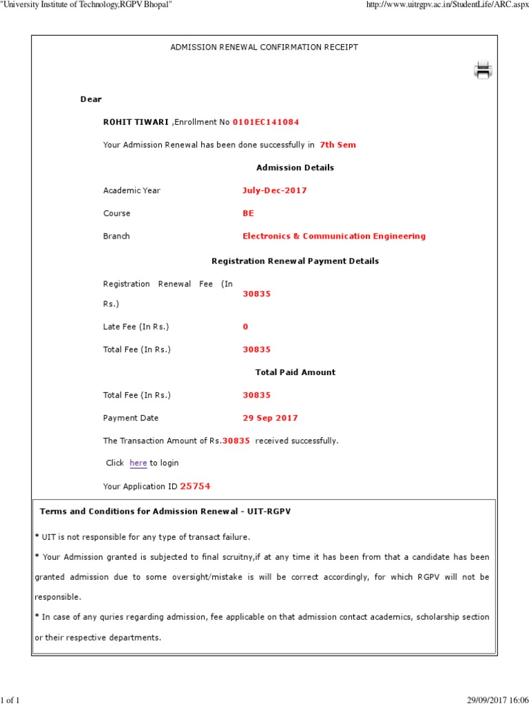 University Institute of Technology, RGPV Bhopal | PDF