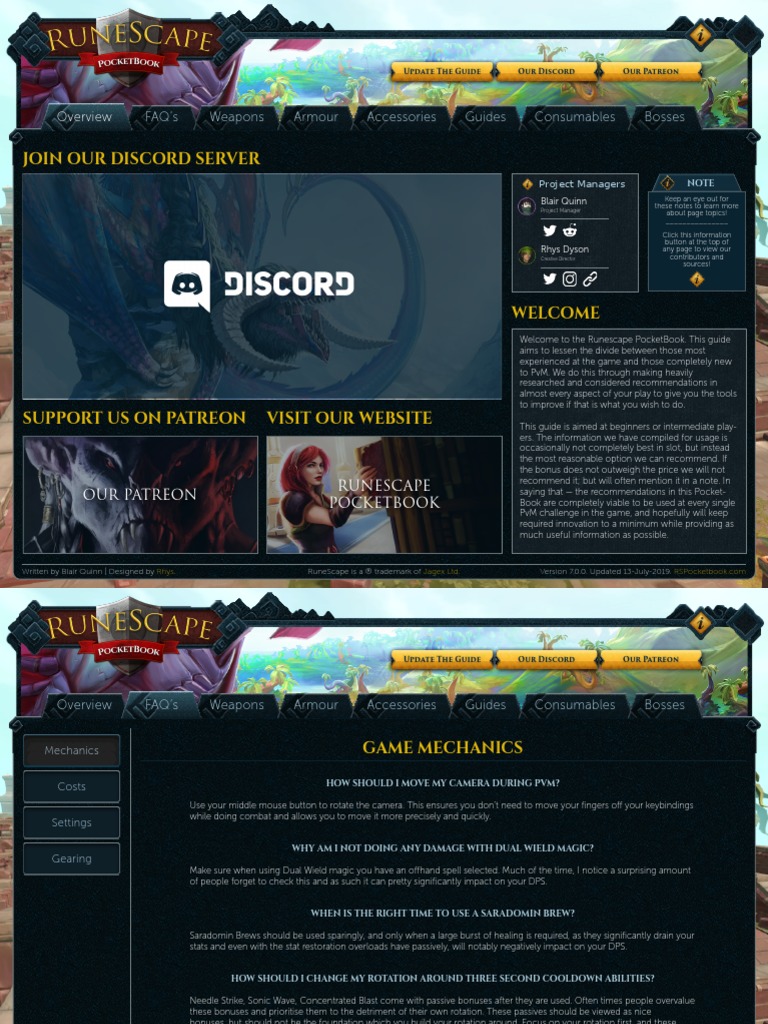 Join Our Discord Server: FAQ's Weapons Armour Accessories Guides ...