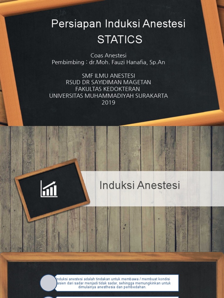 Statics Pre Induksi Anestesi | PDF