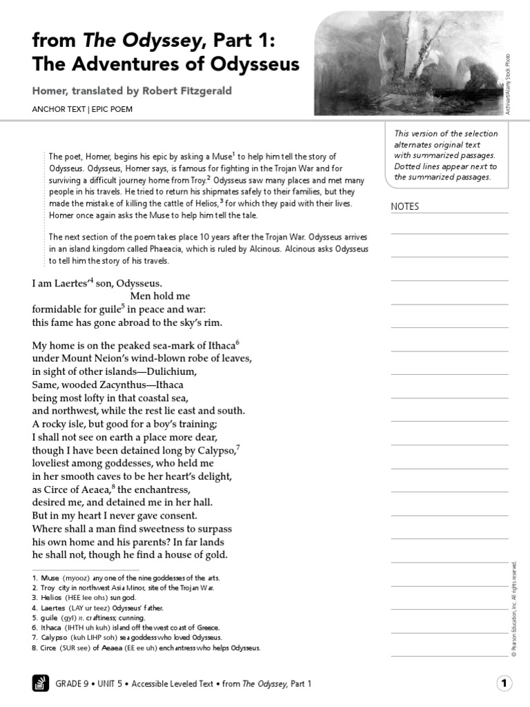 The Odyssey | PDF | Odyssey | Odysseus