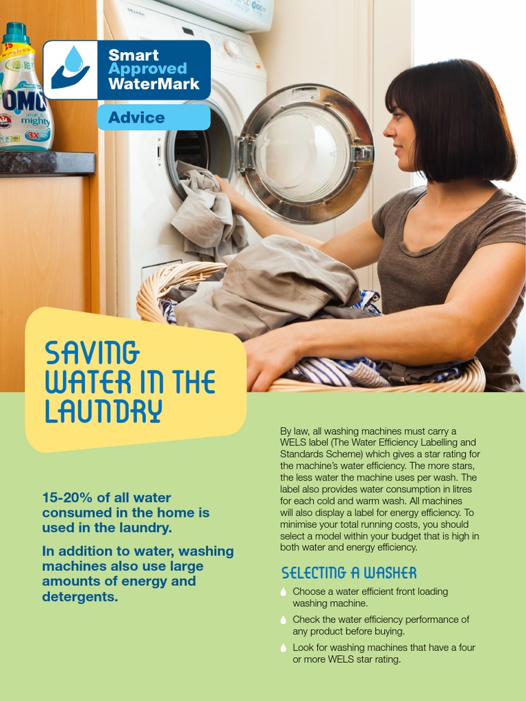 Saving Water in The Laundry: Selecting A Washer | PDF | Washing Machine ...
